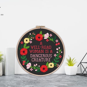 Quotes Cross Stitch Pattern Vulgar Text Xstitch Funny Embroidery ...