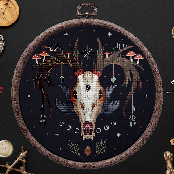 Satan Cross Stitch Pattern - Etsy