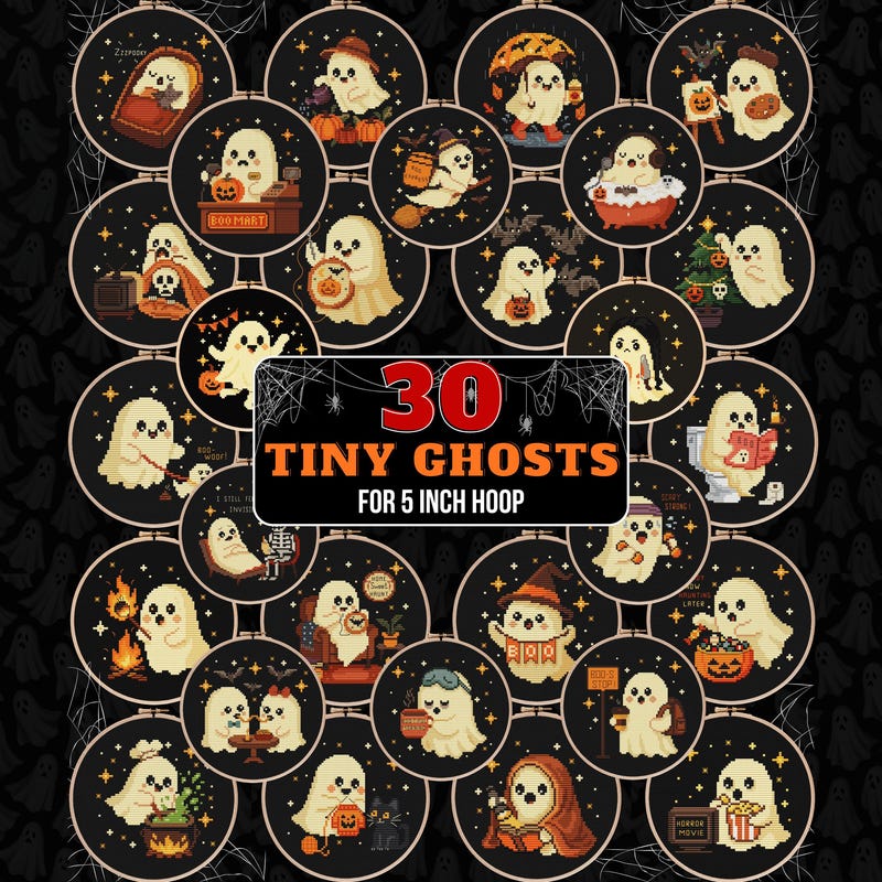 Ghost Cross Stitching - Etsy