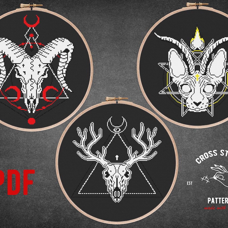 Pagan Cross Stitch - Etsy