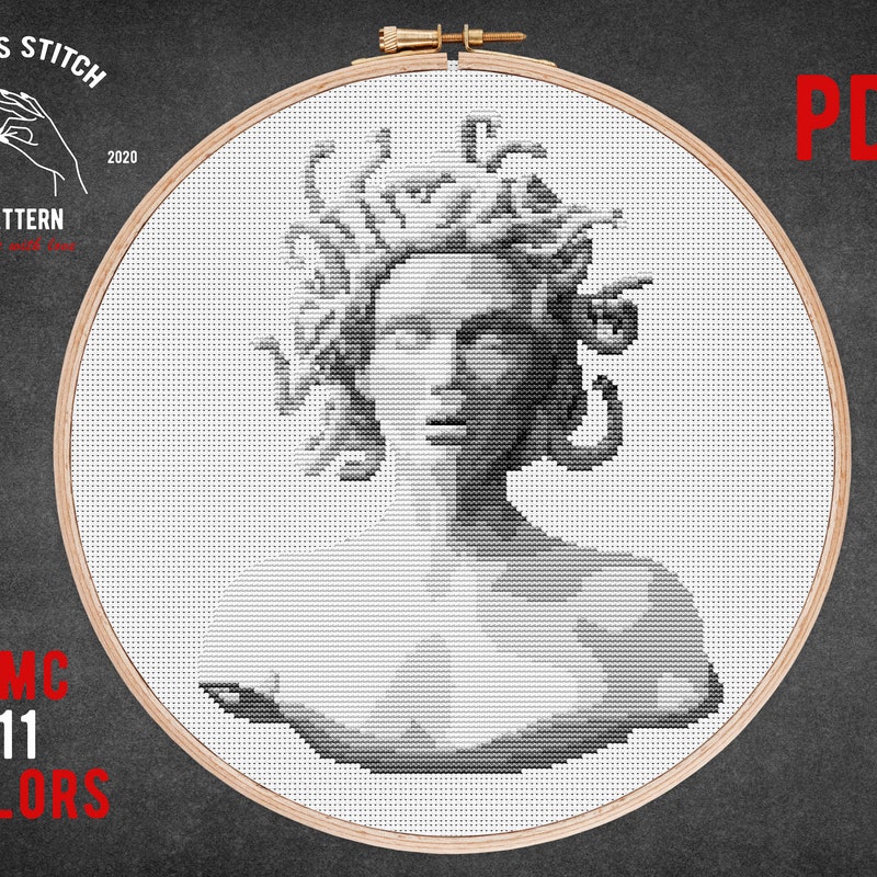 Medusa Cross Stitch Patterns - Etsy