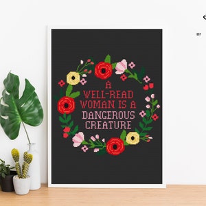 Quotes Cross Stitch Pattern Vulgar Text Xstitch Funny Embroidery ...