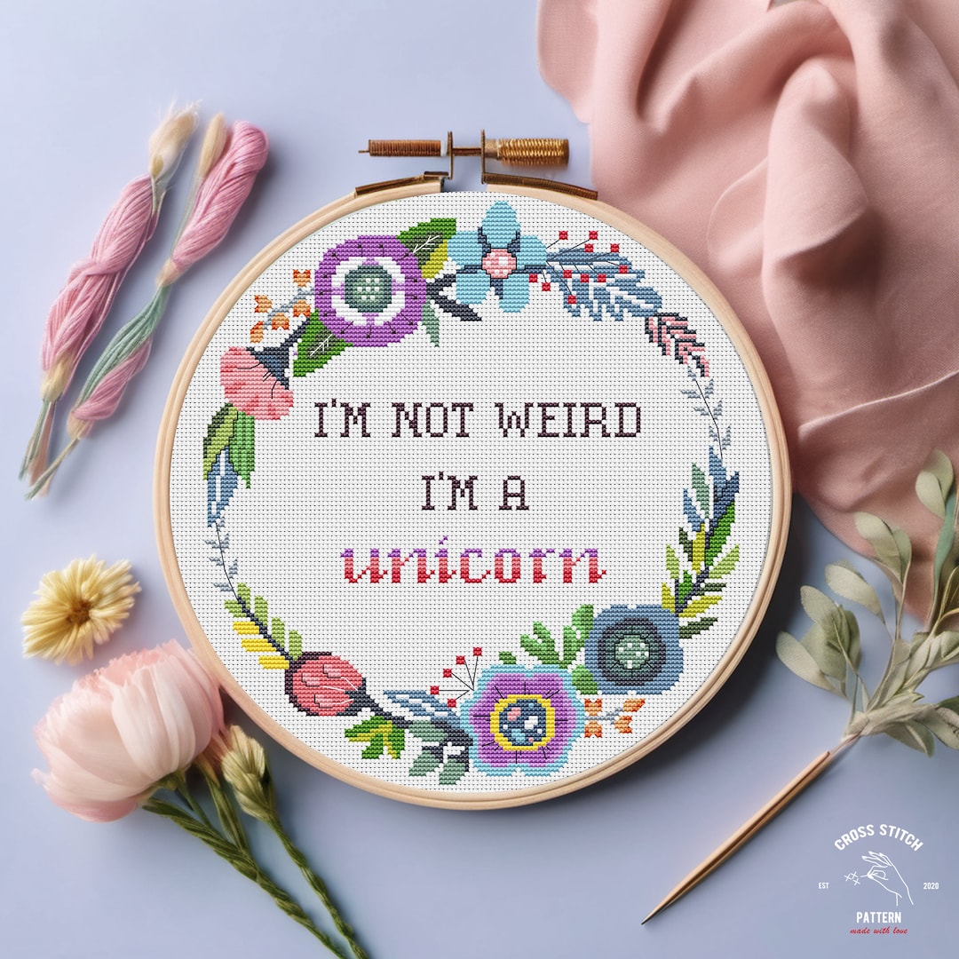 Sarcastic Cross Stitch PDF Pattern Vulgar Text Cross Stitch Funny Quote ...