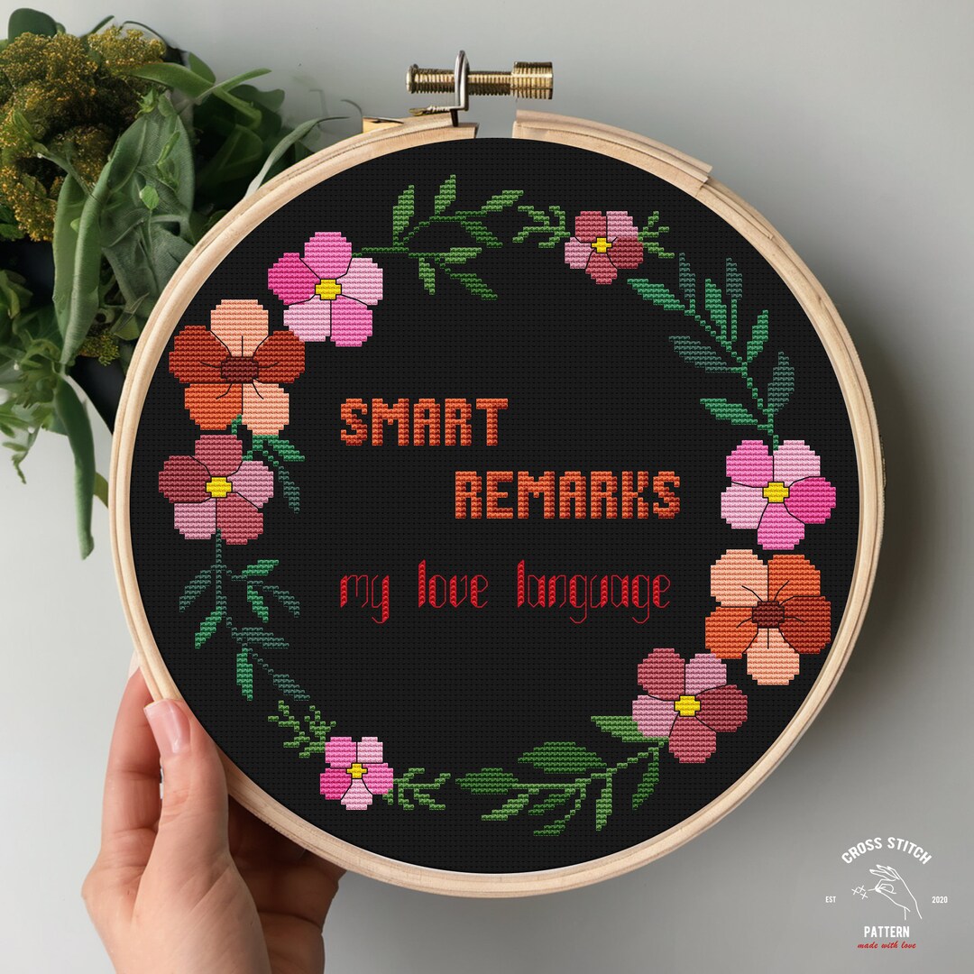 Quote Cross Stitch Pattern Vulgar Cross Stitch Snarky Cross Stitch ...