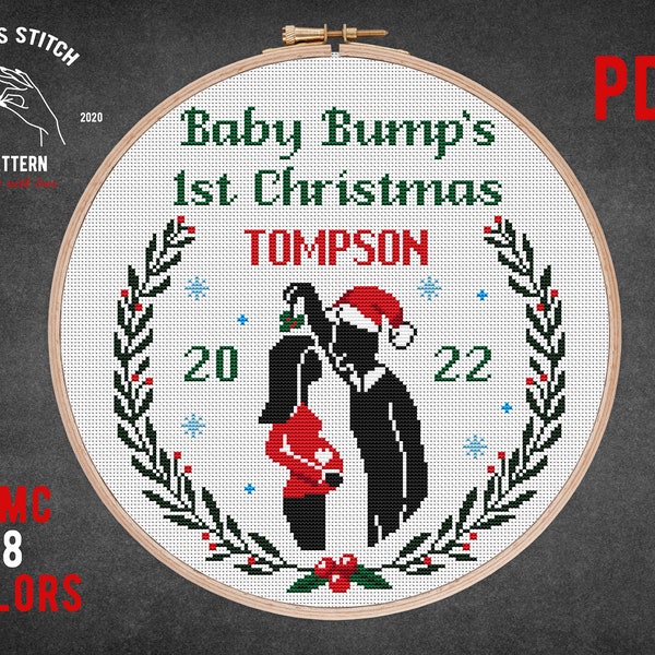 Babys First Christmas Cross Stitch Pattern - Etsy