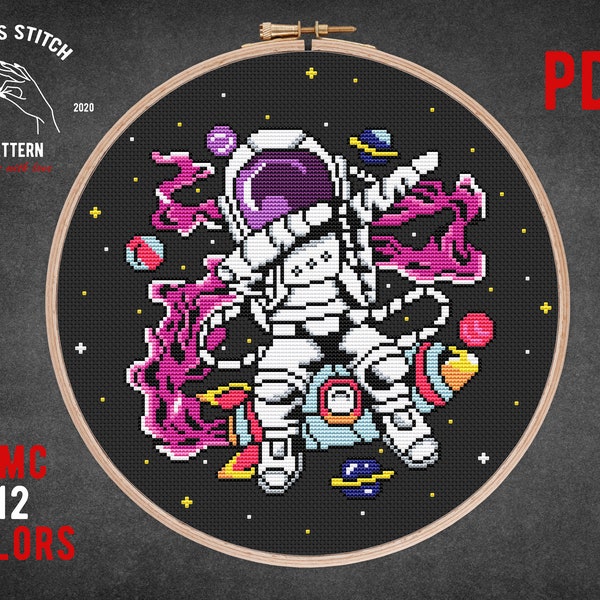 Rocket Cross Stitch Pattern - Etsy