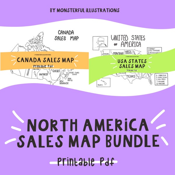 Canada Map Coloring Sheet - Etsy