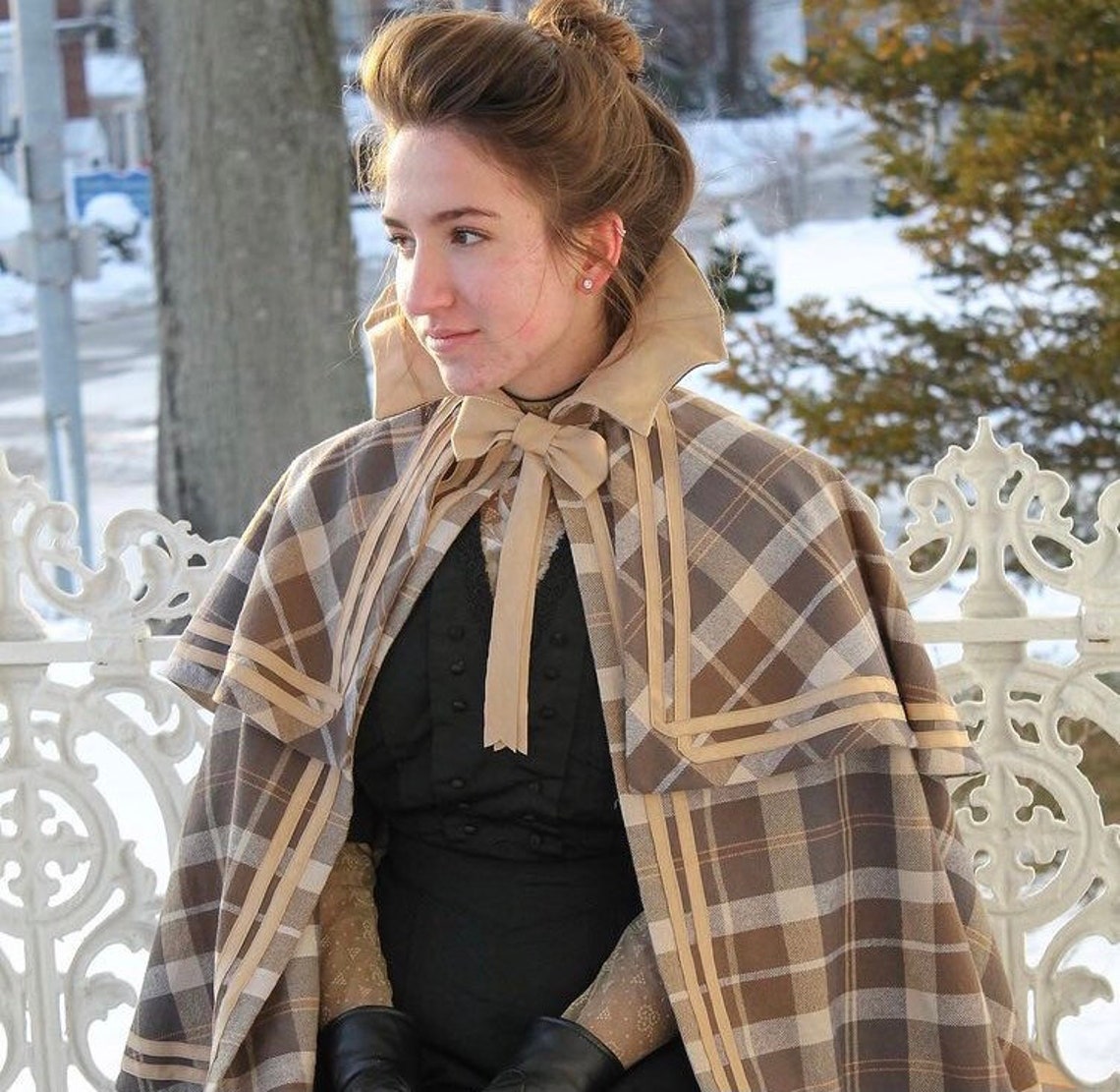 1898 Victorian Cape & Mantle Sewing Pattern With Soutache - Etsy