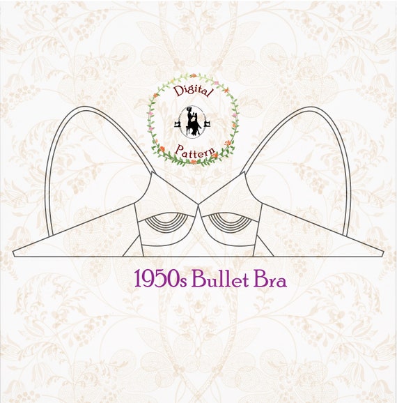 1950s triumph Bullet Bra Vintage Sewing Pattern | Etsy