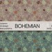 Digital Paper Pack Boho Style Botanical Seamless Pattern - Etsy