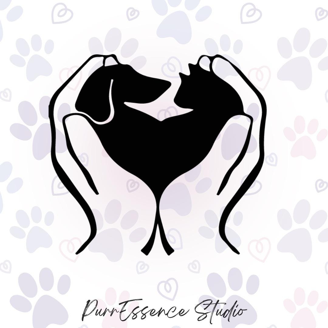 Hands Holding Dog and Cat Svg,png,jpg,ai Vector Cutting File for Cricut ...