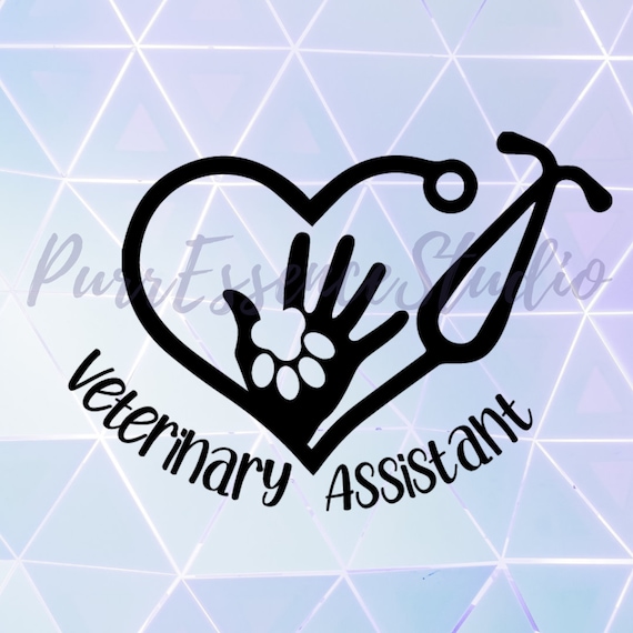 Veterinary Assistant Vet Techsvg PNG JPG Vector Cutting | Etsy