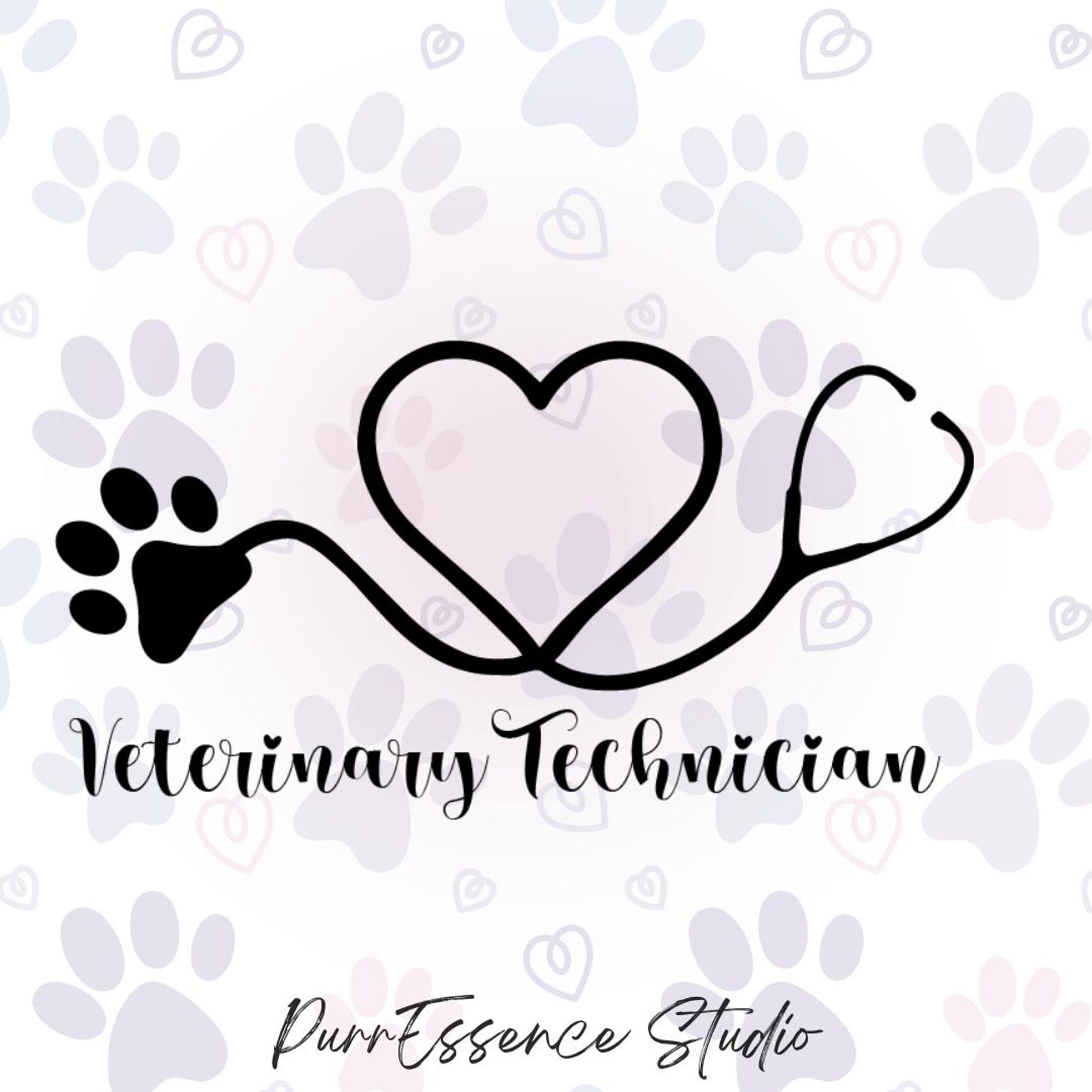 Veterinary Technician , Vet Tech,svg PNG JPG Vector Cutting File for ...