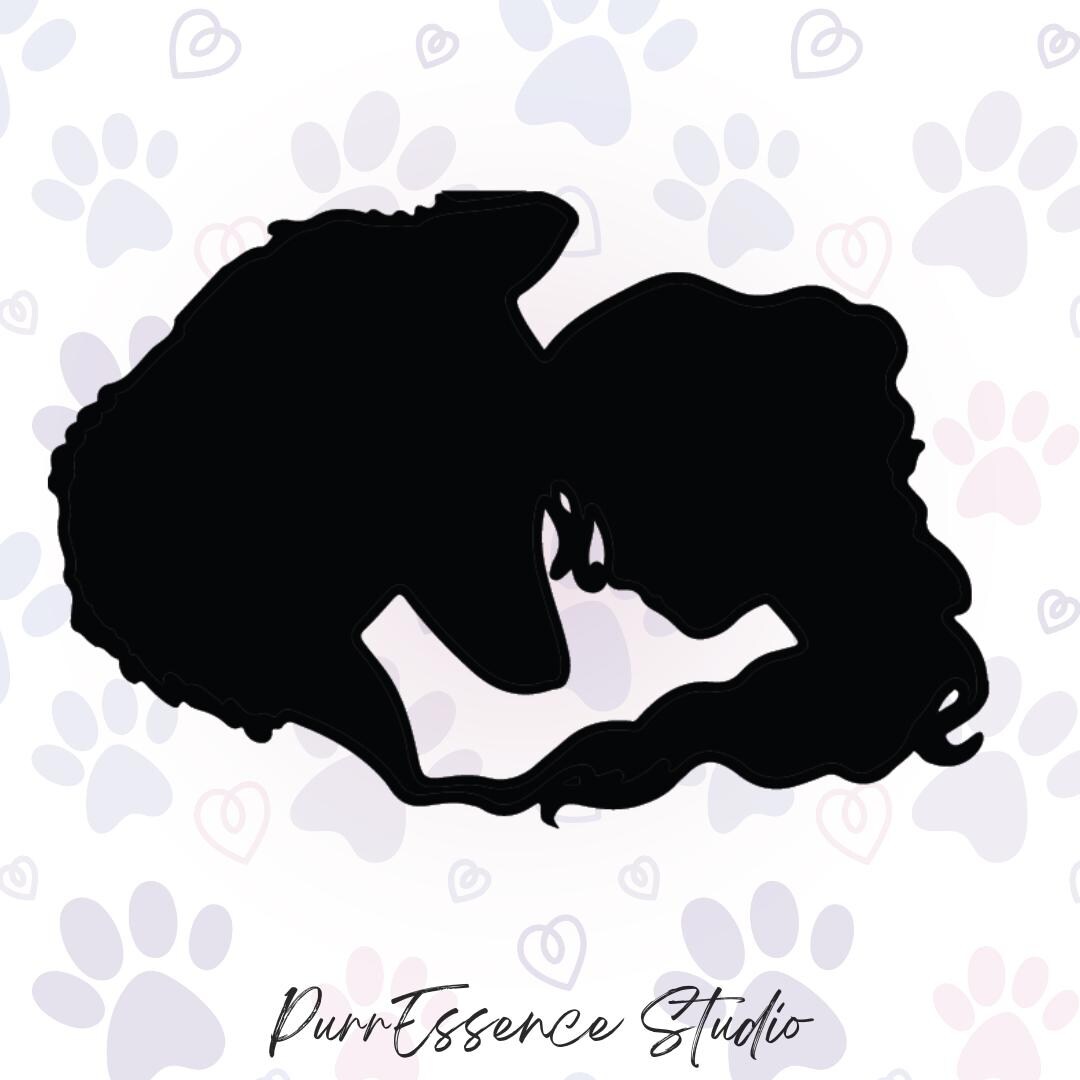 Girl and Dog, German Shepherd SVG PNG JPG Vector Cutting File for ...