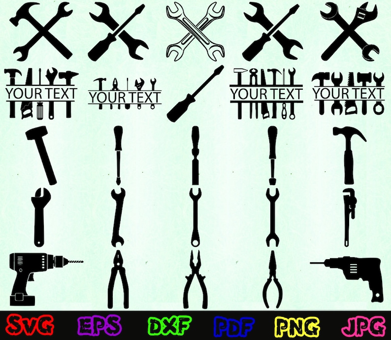 Tools Svg Mechanical Tools Svg Working Tools Svg Tools - Etsy