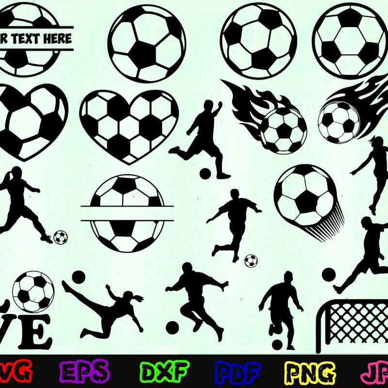Soccer Svg - Etsy