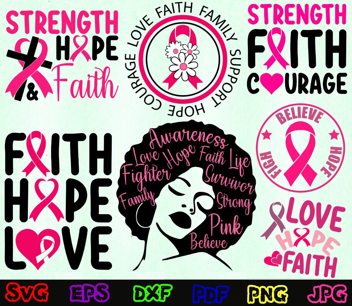 Strength Hope Faith SVG Strength SVG Hope SVG Faith Svg - Etsy