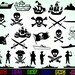 30 Pirate Svg Pirate Silhouette Pirate Cut File Pirate Clipart Pirate ...