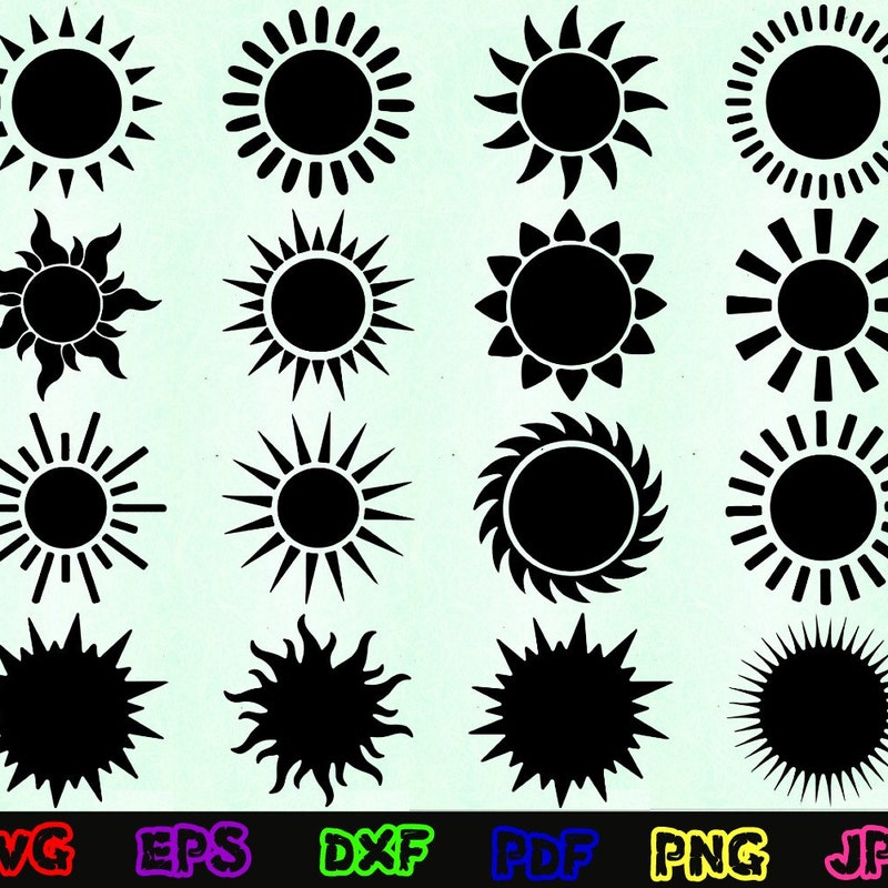 Sun Svg - Etsy