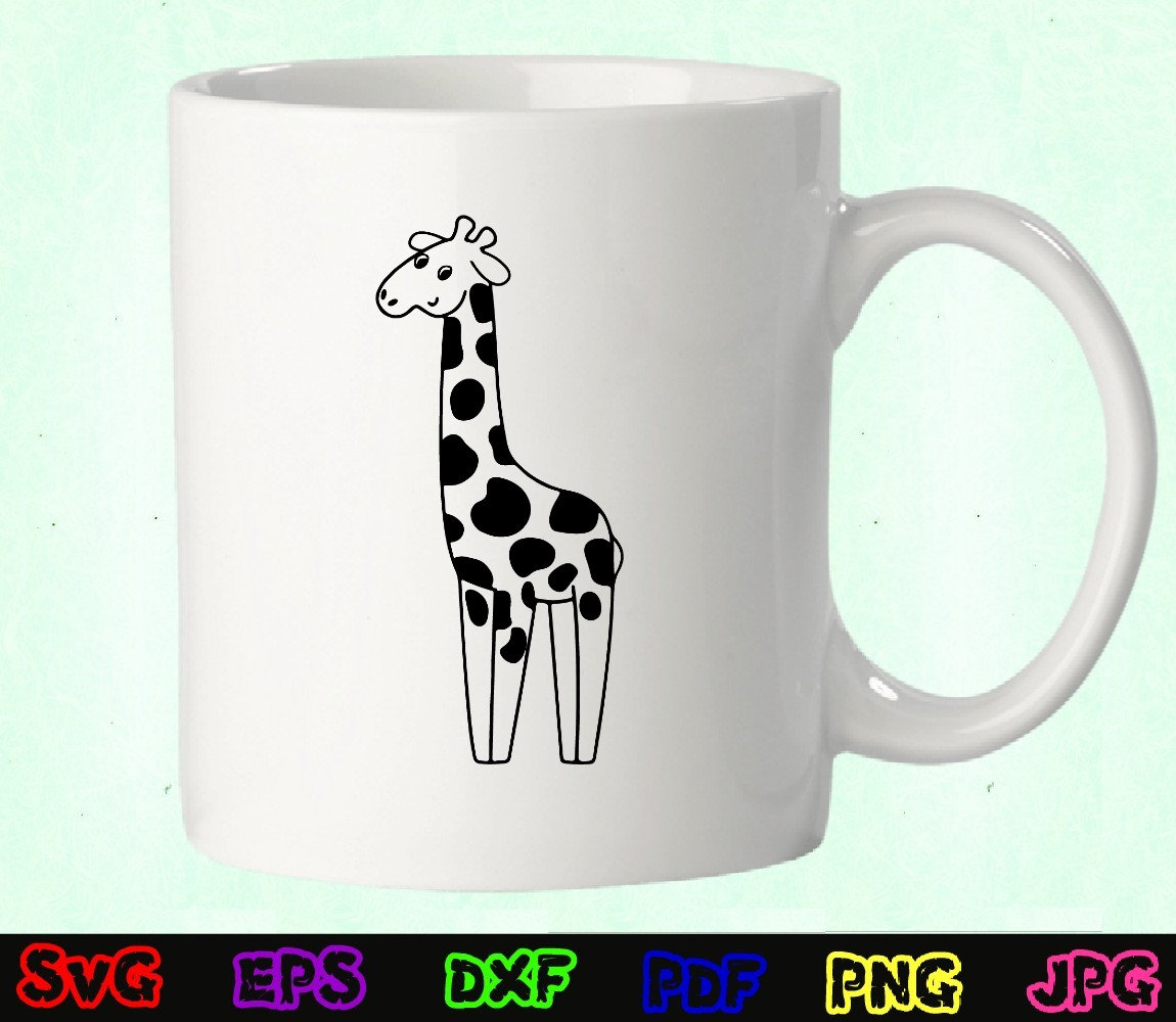 Giraffe Svg - Animal Svg - Giraffe Silhouette - Giraffe Cut Files ...