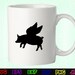 Schwein Svg - Tier Svg - Bauernhof Svg - Schwein Svg - Schwein Silhouette - Schwein Plotterdatei ...