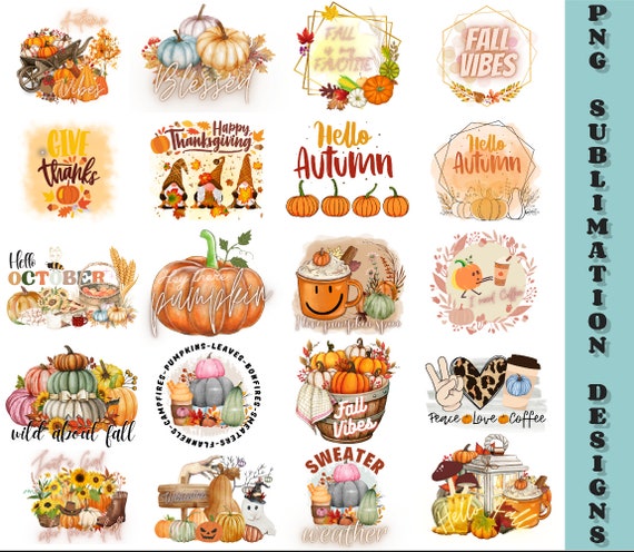 Fall Sublimation Fall PNG Sublimation PNG Autumn - Etsy