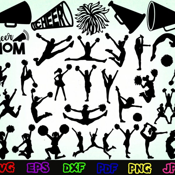 Cheerleader Svg - Etsy