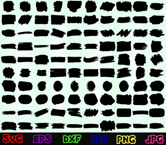 Paint Brush SVG Brush Stroke SVG Brush SVG Splatter Svg - Etsy