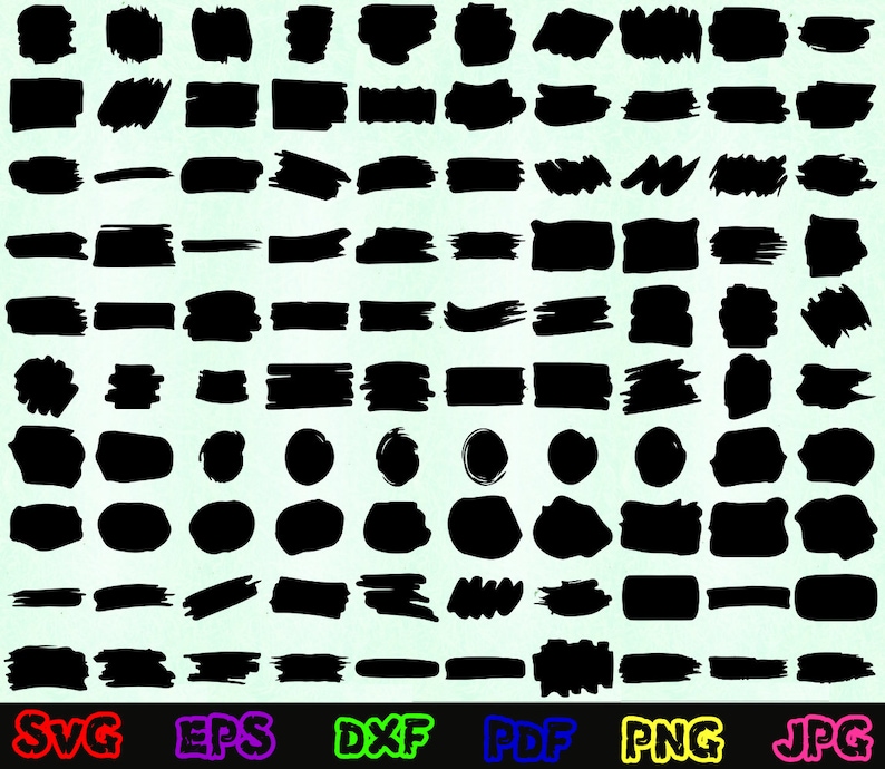 Paint Brush SVG Brush Stroke SVG Brush SVG Splatter Svg - Etsy