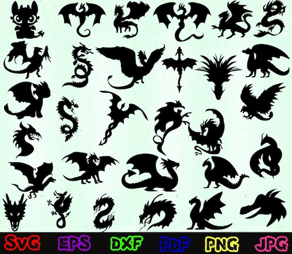 Dragon Svg How to Train Your Dragon Svg Dragon Silhouette - Etsy Canada
