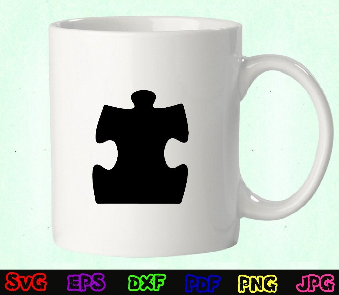 Puzzle Pieces Svg Autism Svg Puzzle Pieces Silhouette | Etsy