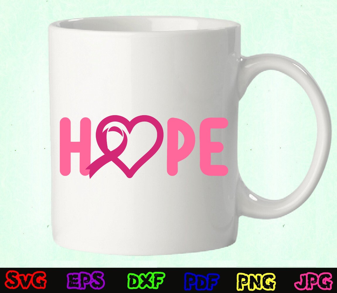 Hope SVG Cancer Hope SVG Cancer Awareness SVG Fight - Etsy