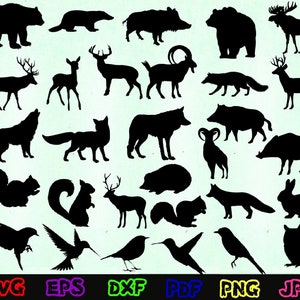 Forest Animal Svg - Animal Svg - Forest Animal Cut File - Forest Animal ...