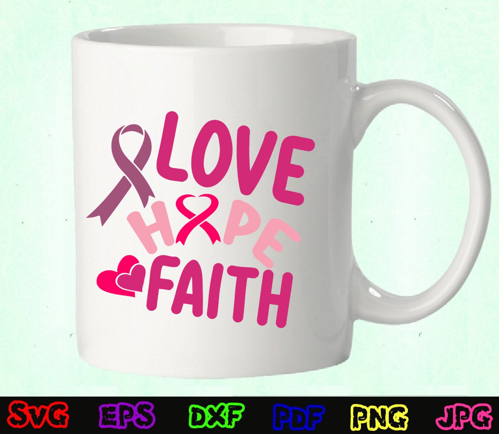 Strength Hope Faith SVG Strength SVG Hope SVG Faith Svg - Etsy