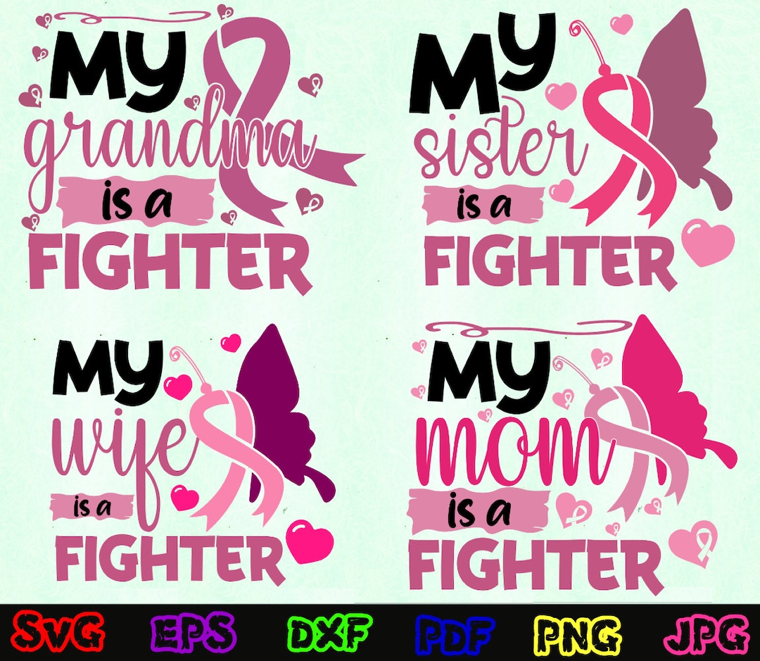 My Mom is A Fighter SVG - My Wife is A Fighter SVG - My Sister is A ...