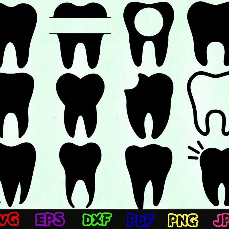 Tooth Svg - Etsy