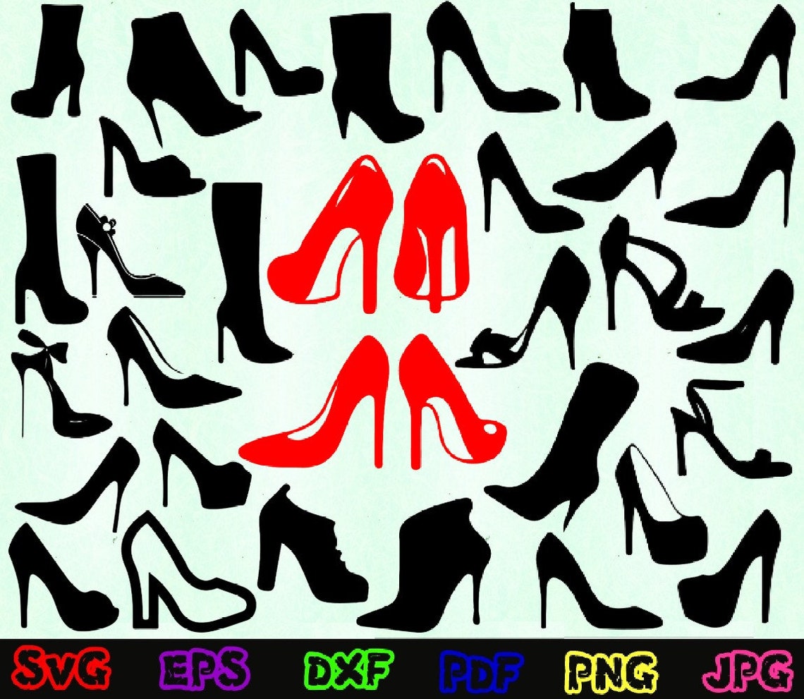 High Heels Svg Stiletto Heels Svg Heels Svg Heels | Etsy