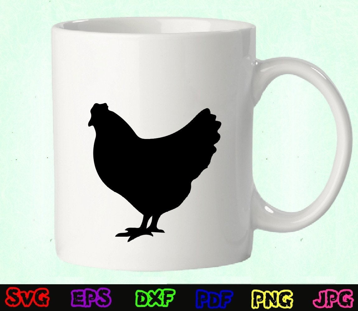 Chicken Svg - Animal Svg - Chicken Silhouette - Chicken Cut Files ...