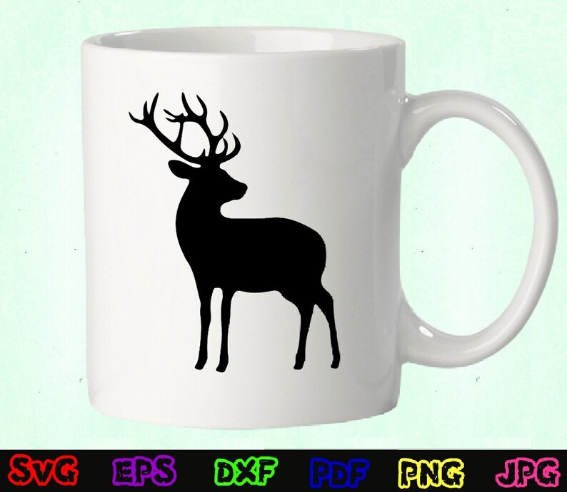 Deer Svg Animal Svg Animal Cut File Deer Silhouette - Etsy