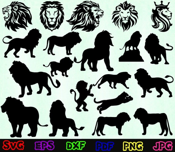 Lion Svg Animals Svg Lion King Svg Lion Head Svg Lion | Etsy Australia