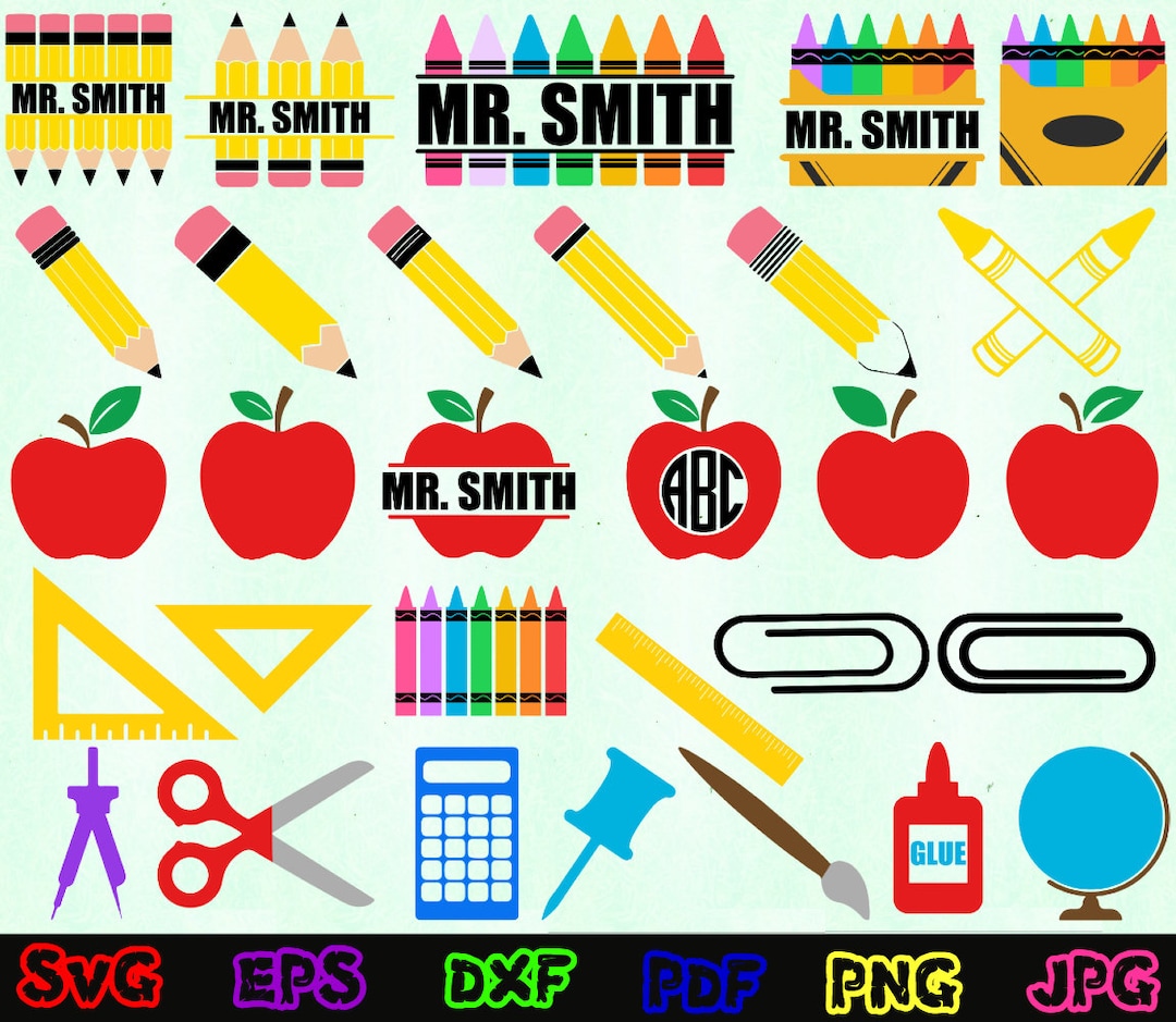 School SVG - School Silhouette - School Cut File - Back to School SVG ...