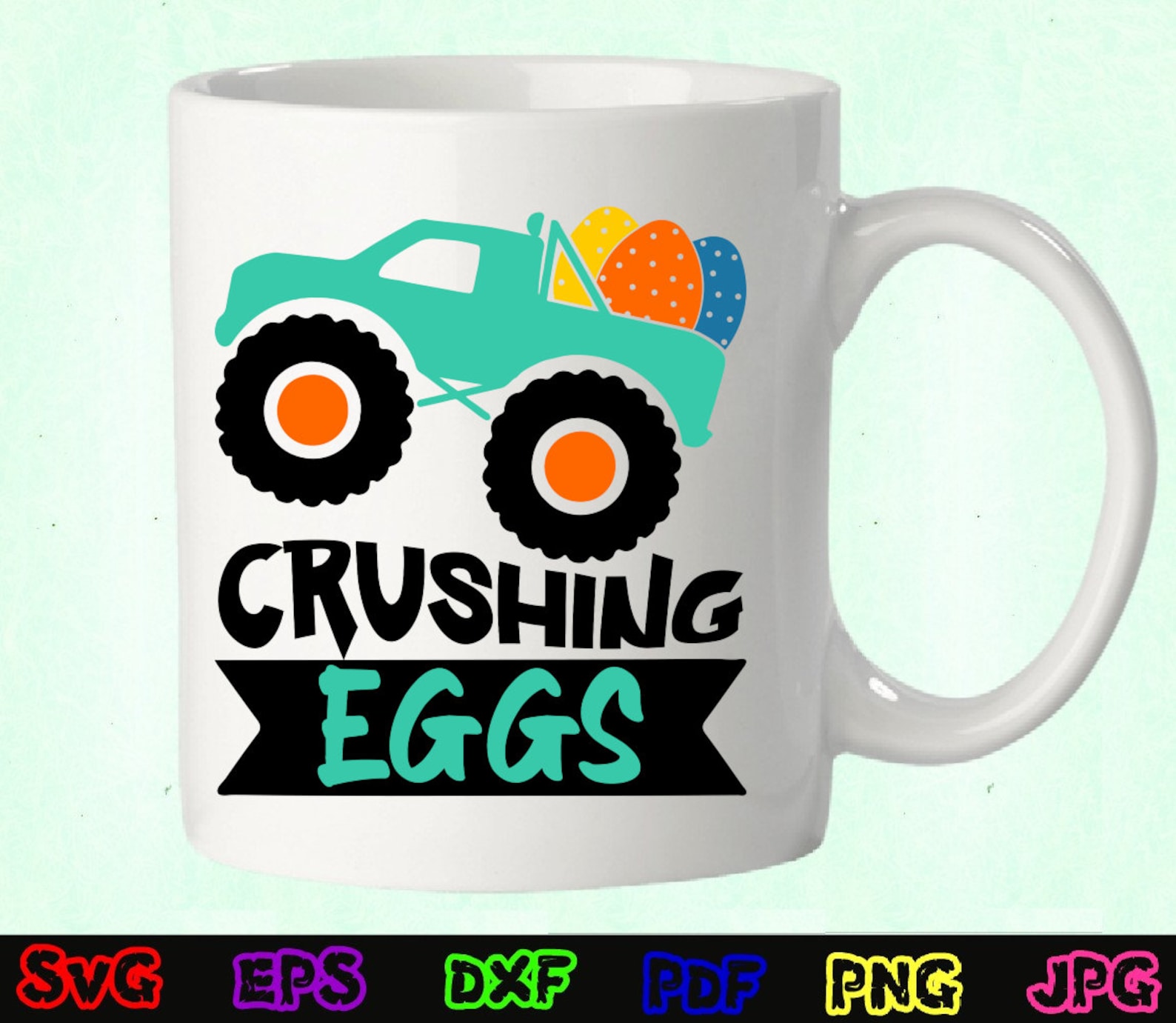 Crushing Eggs SVG - Egg Crusher SVG - Happy Easter SVG - Crushing Svg ...