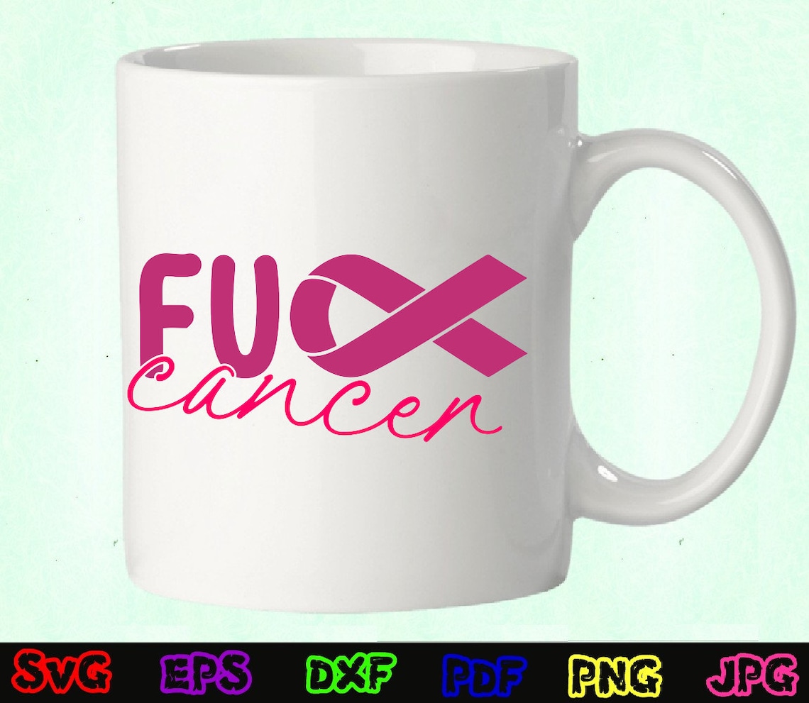 Fu Cancer SVG F-cancer SVG Cancer Awareness SVG Fight - Etsy