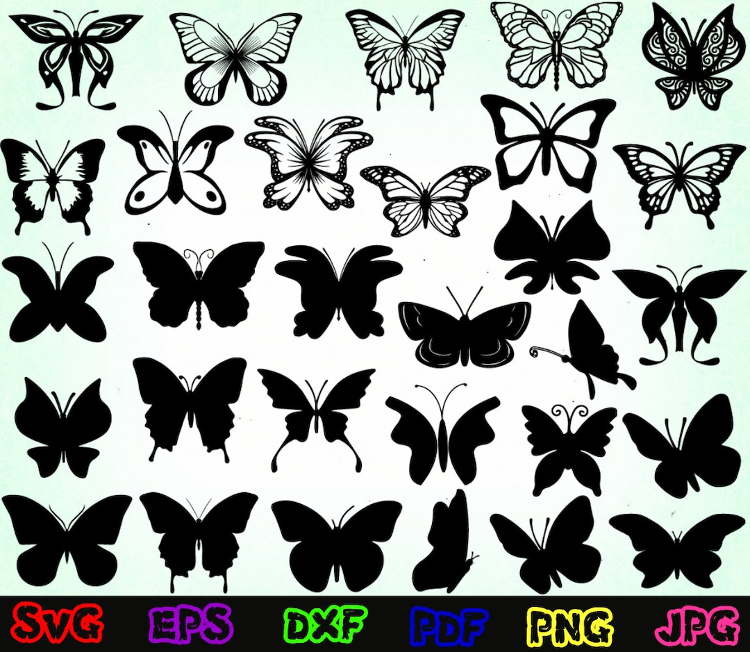 30 Butterfly Svg - Butterfly Cut File - Butterfly Svg Bundle ...