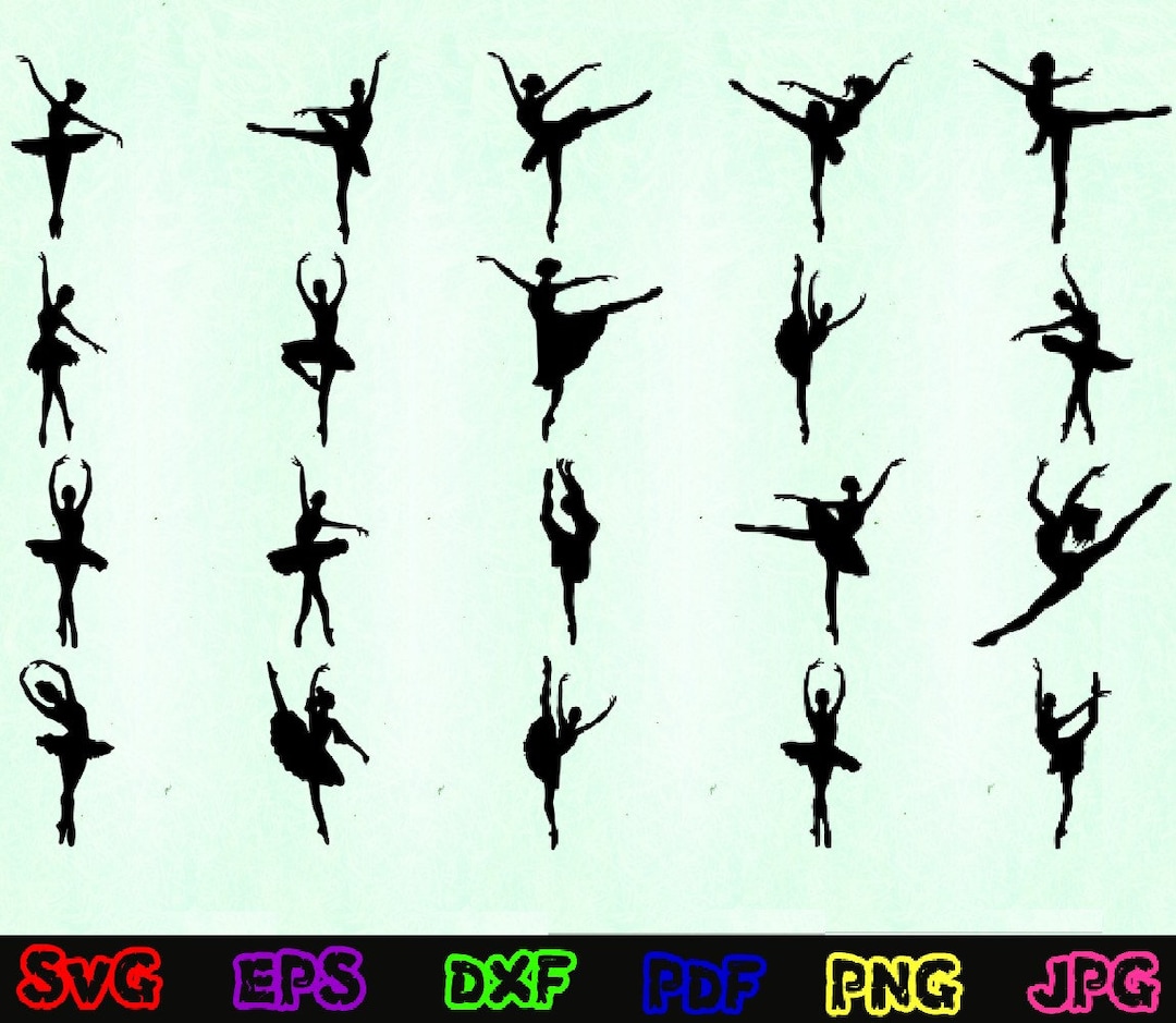 Ballet Svg - Ballet Silhouette - Ballet Cut Files - Ballet Design Svg ...