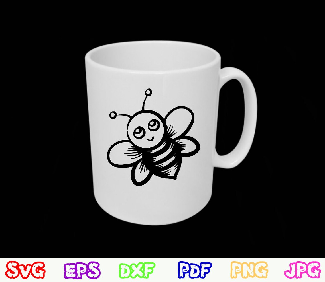 30 Bee Svg Honey Svg Cute Bee Svg Bee Silhouette Bee | Etsy