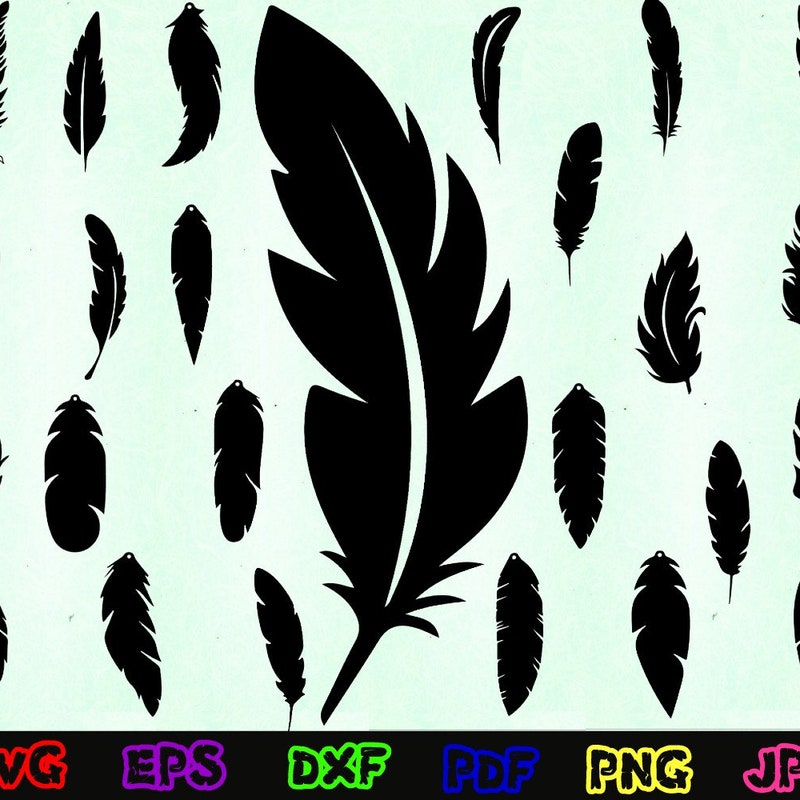 Feather Svg - Etsy