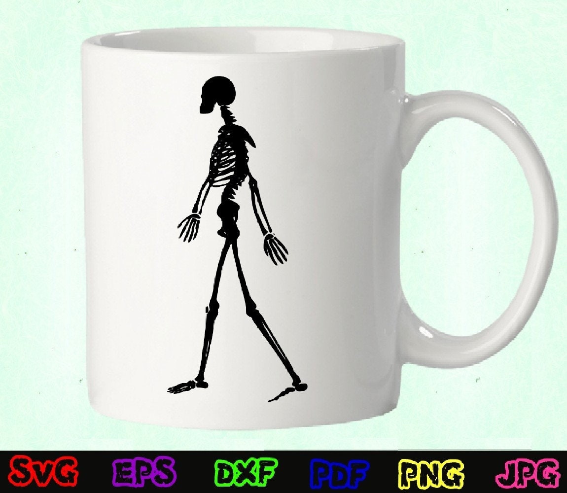 Skeleton Svg Skeleton Silhouette Skeleton Cut Files | Etsy