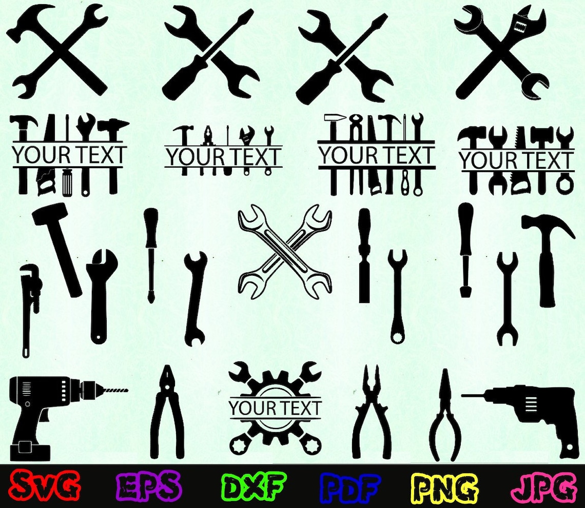 Tools Svg Mechanical Tools Svg Working Tools Svg Tools | Etsy