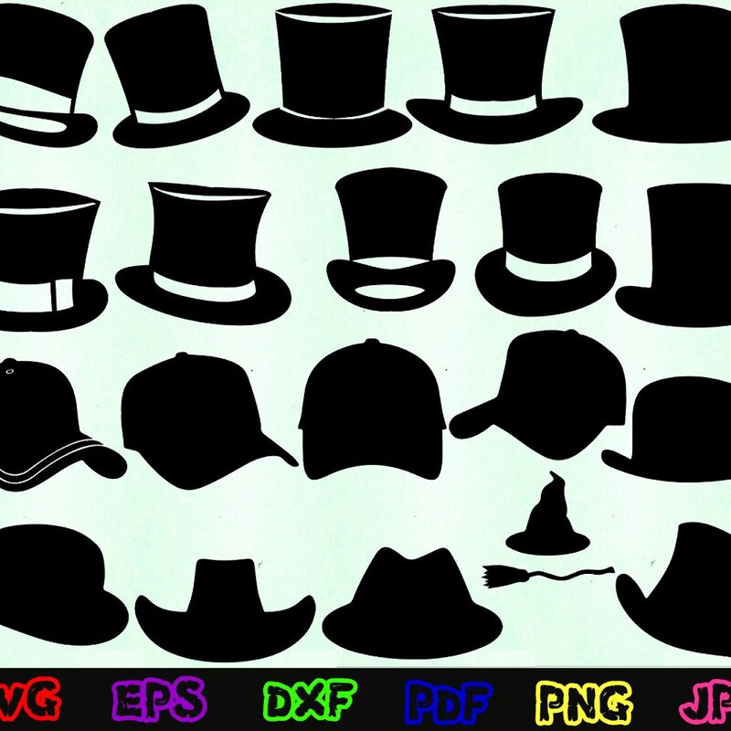 Top Hat Svg - Etsy